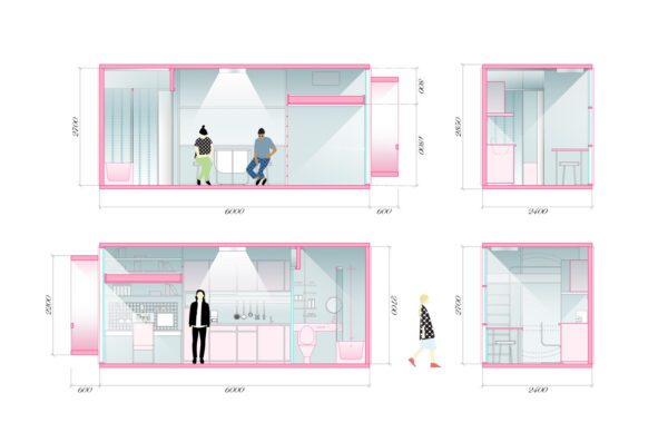 Mini Living Pod Project | illustrarch