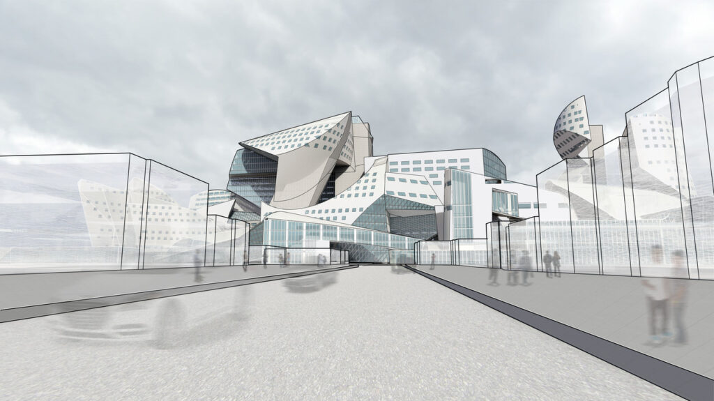 Office and Housing Complex | illustrarch