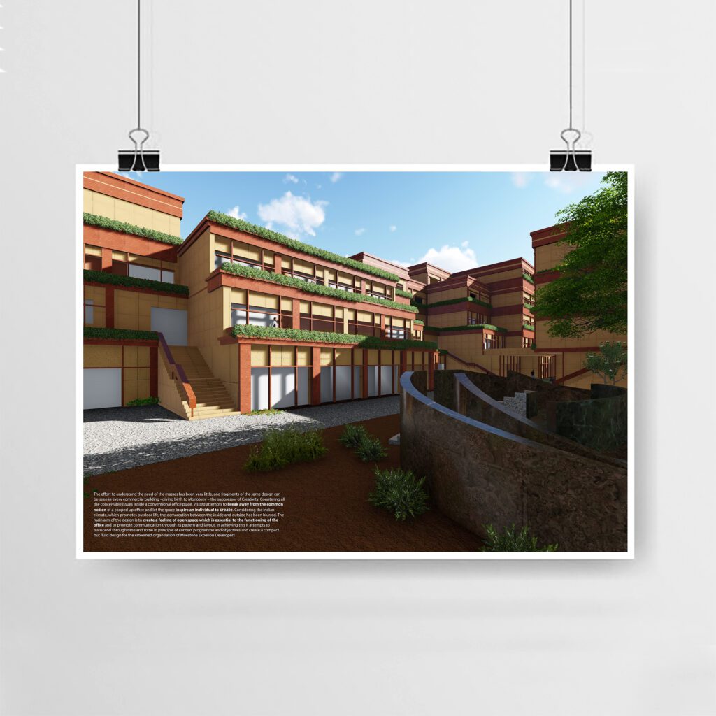 Sustainable Office Design - GRIHA Competition | illustrarch