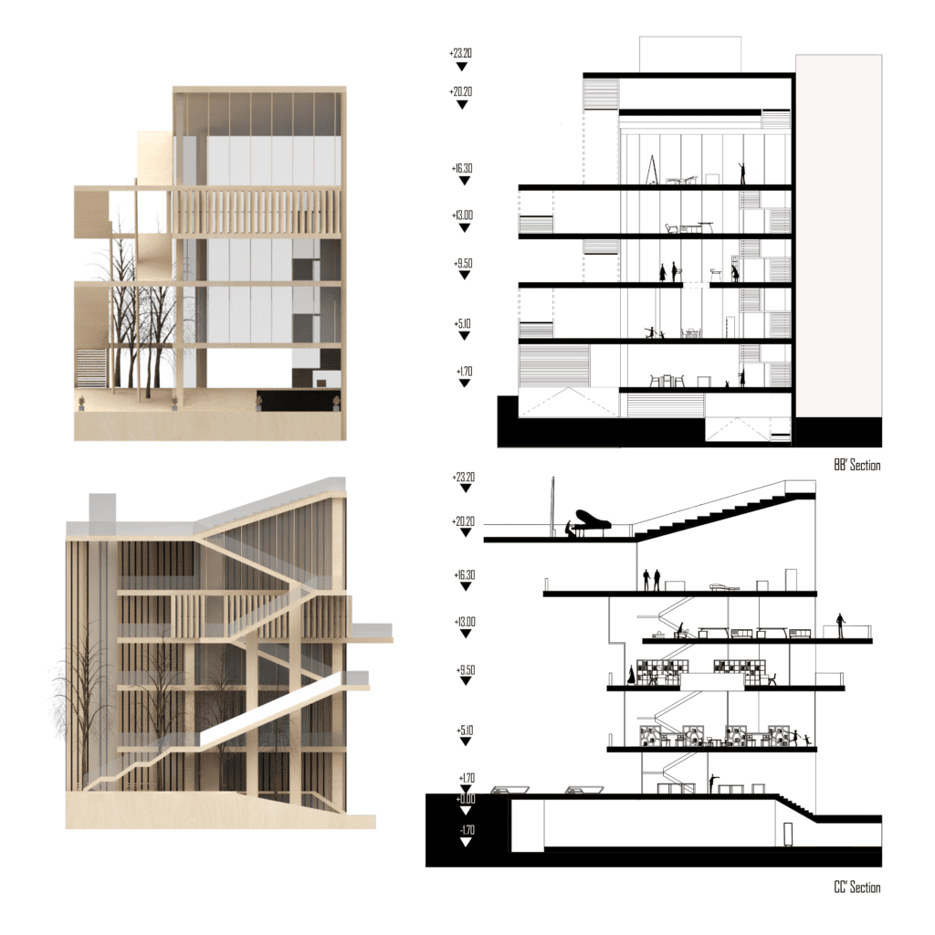 Wood Library | illustrarch