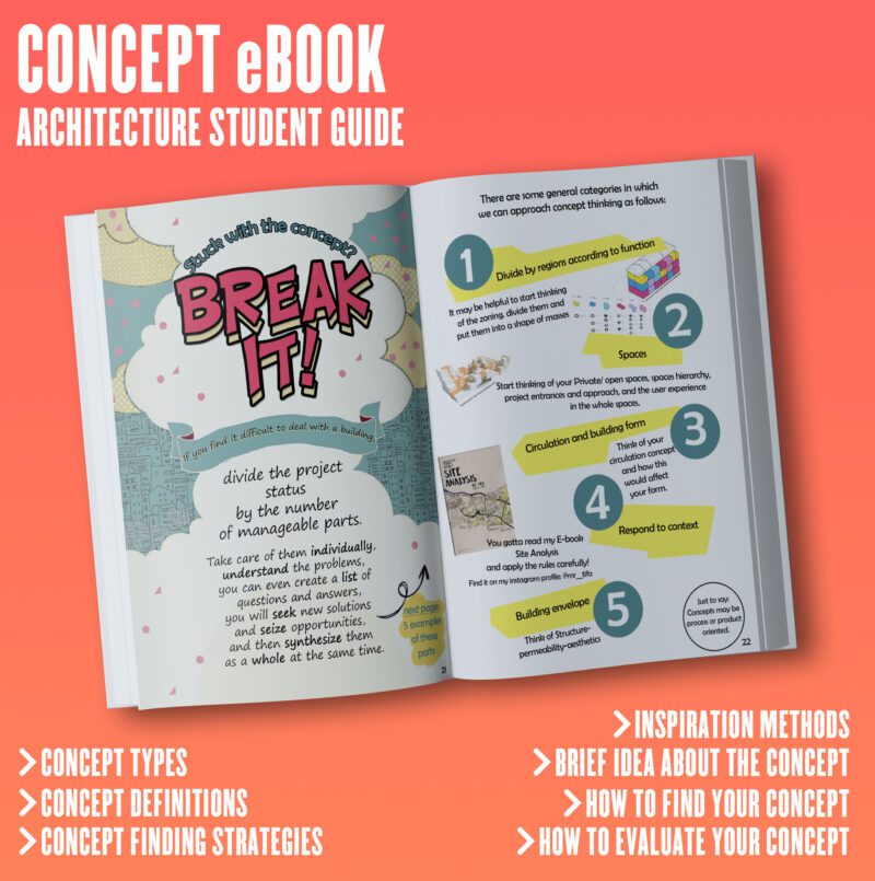 📚 Architectural Concept eBook | Architecture Student Guide | illustrarch
