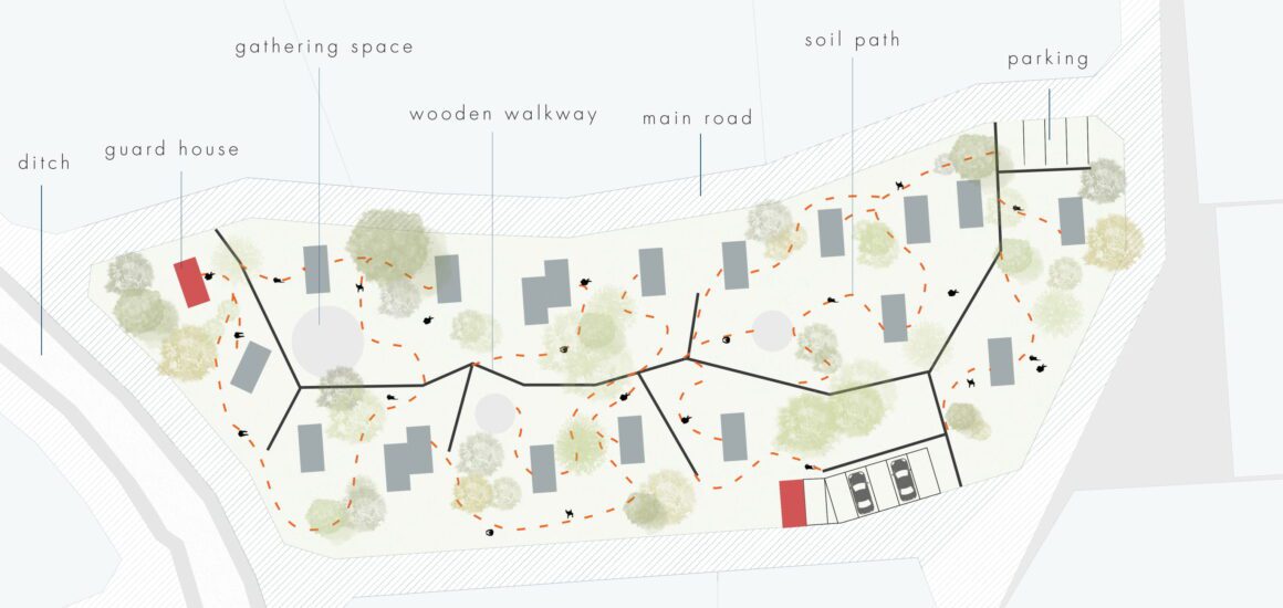 Cabins on the Hill | illustrarch