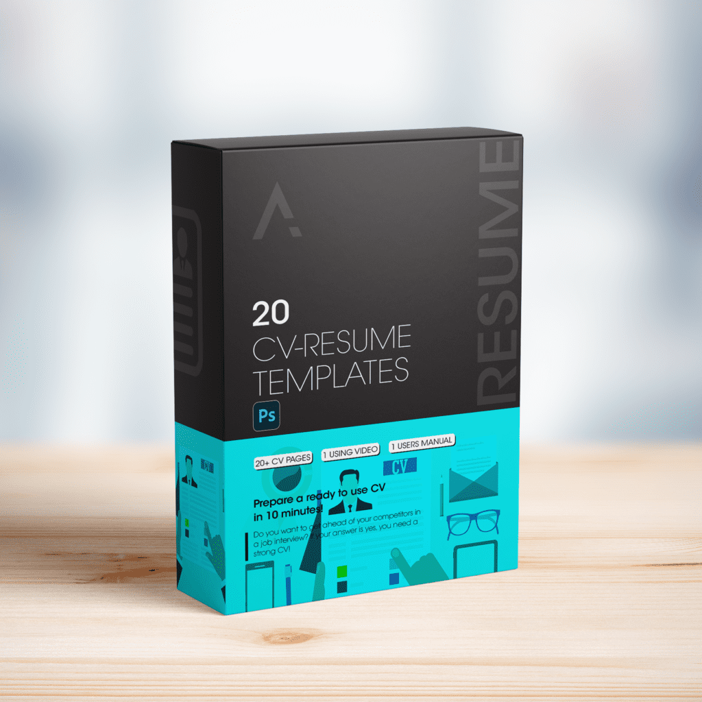🧾 20 CV/Resume Templates | Ready to Edit! | illustrarch