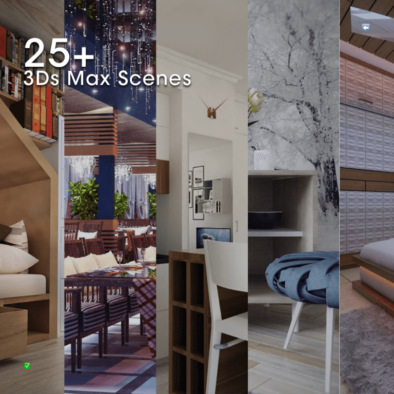 🌠 3D Scenes Box | Ready to Use! | illustrarch