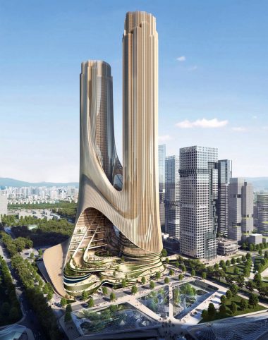 Examples of Vertical Architecture: Buildings, Cities & More | illustrarch