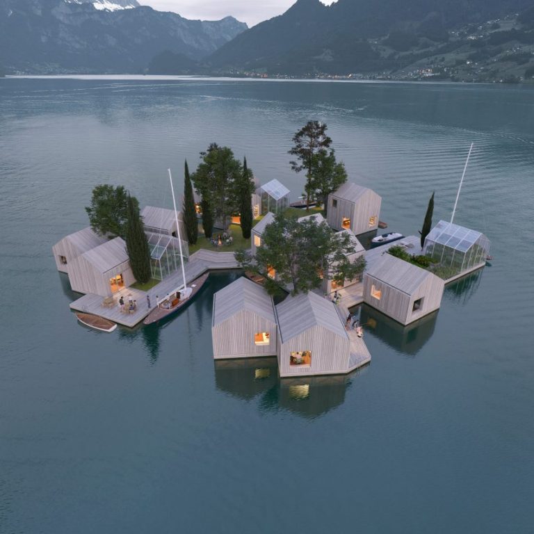 Floating Architecture: How Floating Buildings Save Cities | illustrarch