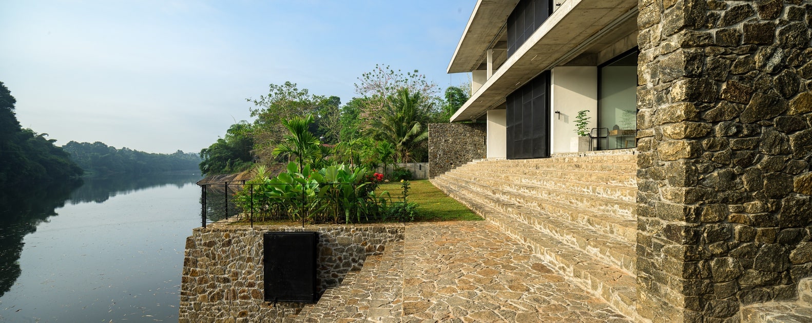 The House That Meets the River by LIJO RENY architects | illustrarch