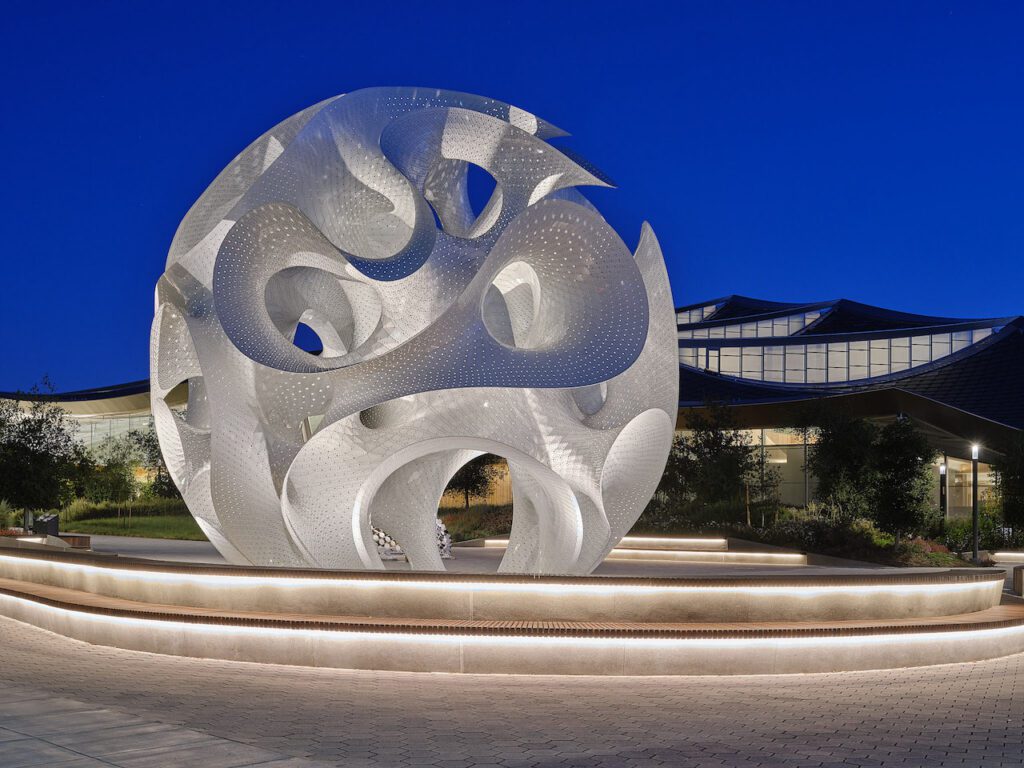 The Orb: A Computational Sculpture on Google’s Campus | illustrarch
