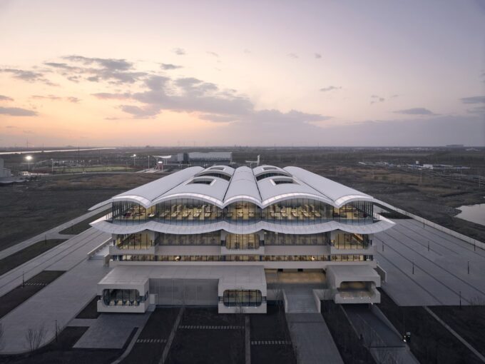Library and School Gate of CAUC by TJAD Original Design Studio ...