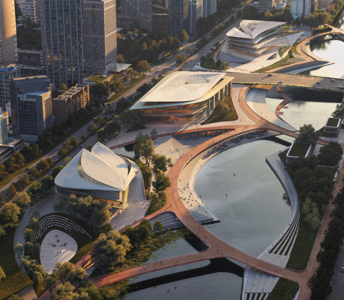 Zaha Hadid Architects Designs Qiantang Bay Central Water Axis in China ...