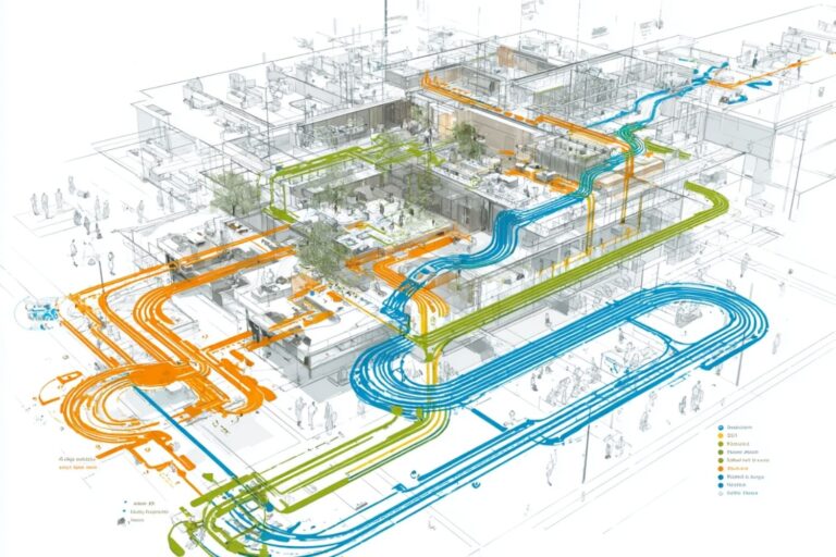 Circulation Flow Diagrams: How to Read & Use Them in Architecture ...