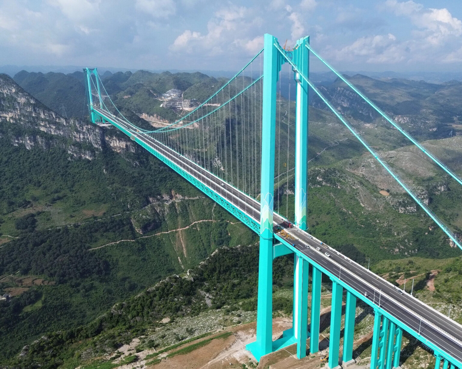 World's Highest Bridge Opens in China With a Spectacular Waterfall ...