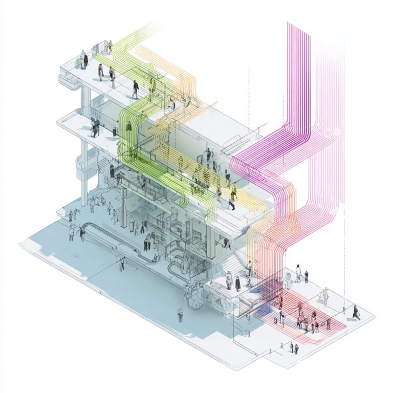 The Ultimate Guide to Circulation Diagrams in Building Design | illustrarch