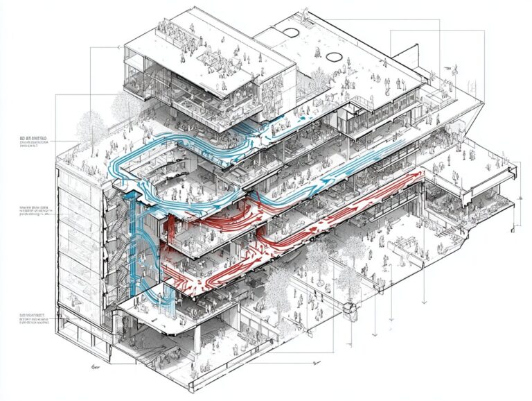 The Ultimate Guide to Circulation Diagrams in Building Design | illustrarch